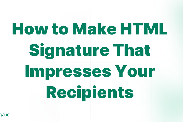 Creating a Professional HTML to Email Signature: … - Cotinga